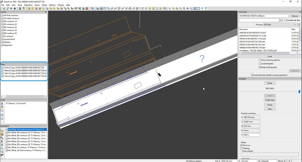 Rotary plasma simulation does not draw all parts, why? - Problems and ...