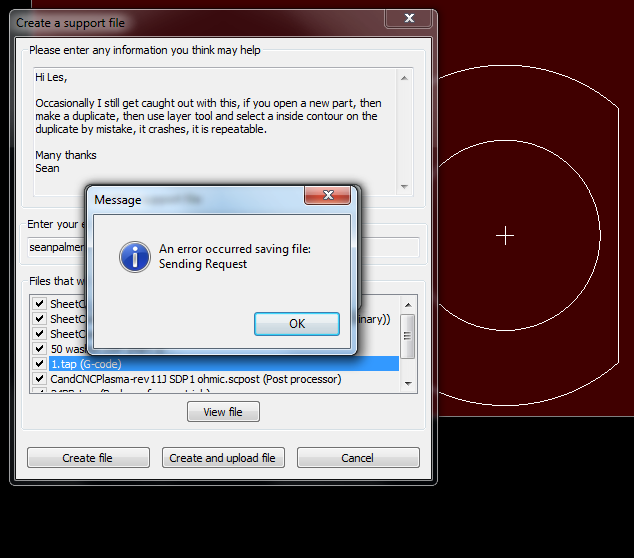 Crash using layer tool - Problems and questions - Sheetcam