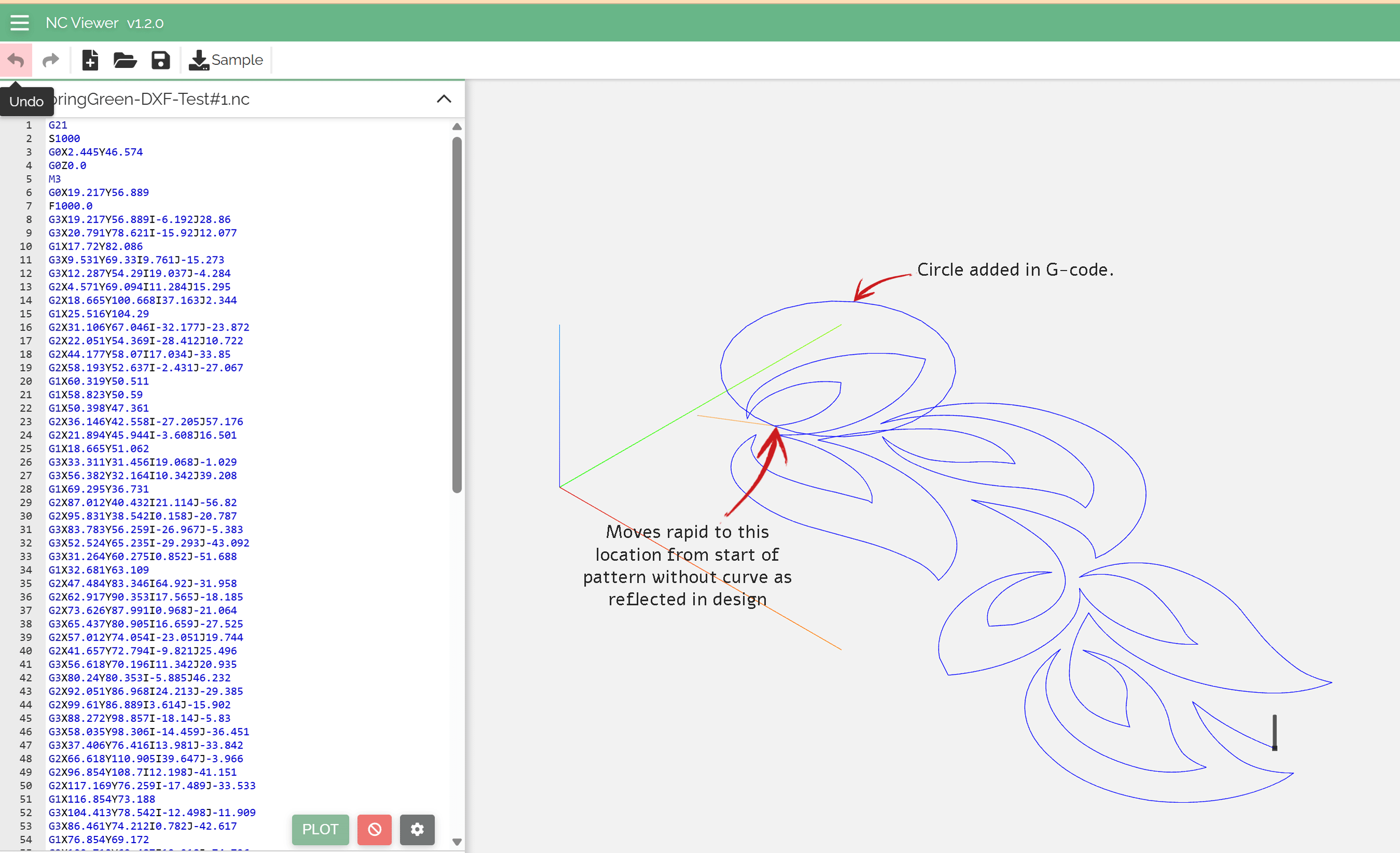 Problems in G-code after post processing - General - Sheetcam